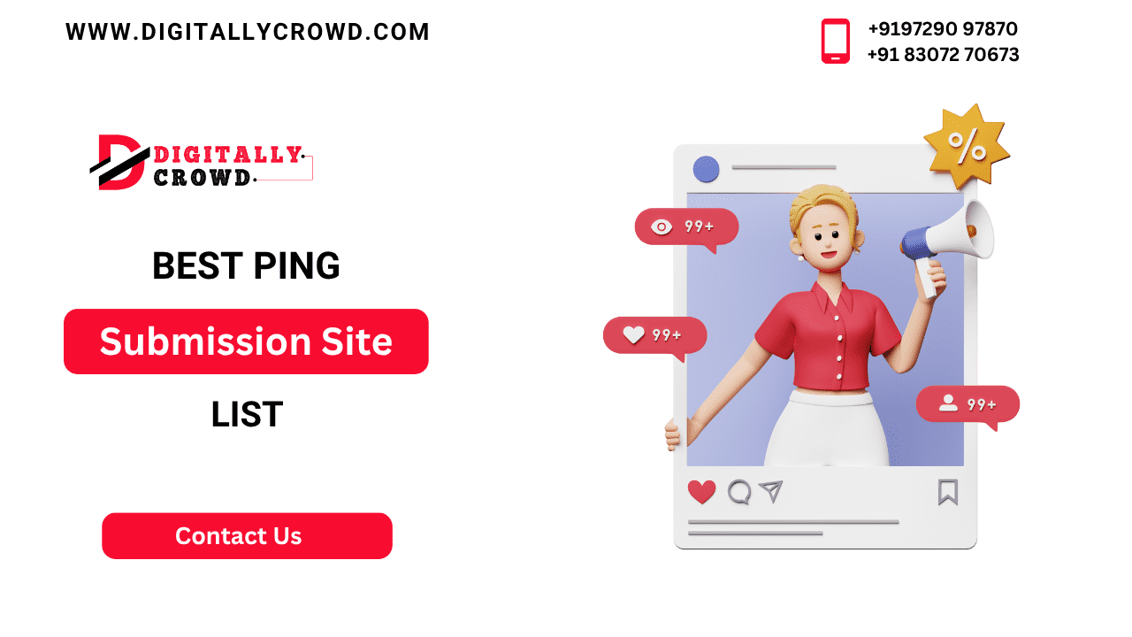 Best Ping Submission Sites List In 2025 | Updated
